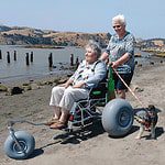 Wheeleez™ All-Terrain / Beach Walker Conversion Kit w/24cm Beach ...