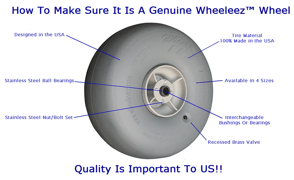 Wheeleez™ Superior Quality Wheels and Beach Wheelchairs